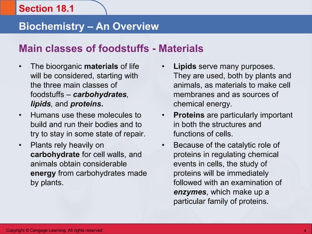 Chem 45 Biochemistry: Stoker chapter 18 Introduction – Cell Structure | PDF