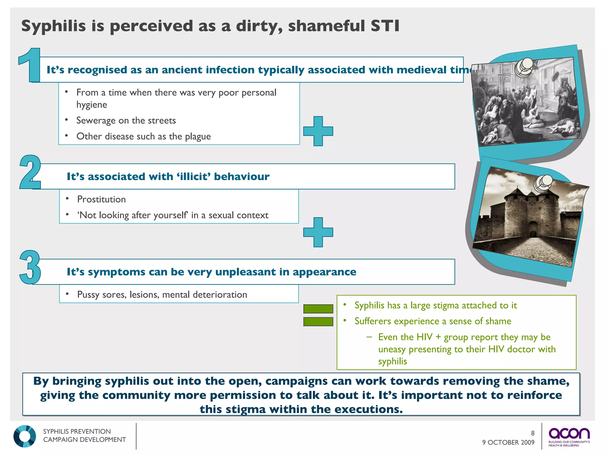 ACON's syphilis prevention campaign development | PPT