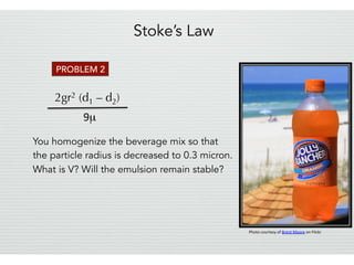 Stoke's law | PDF