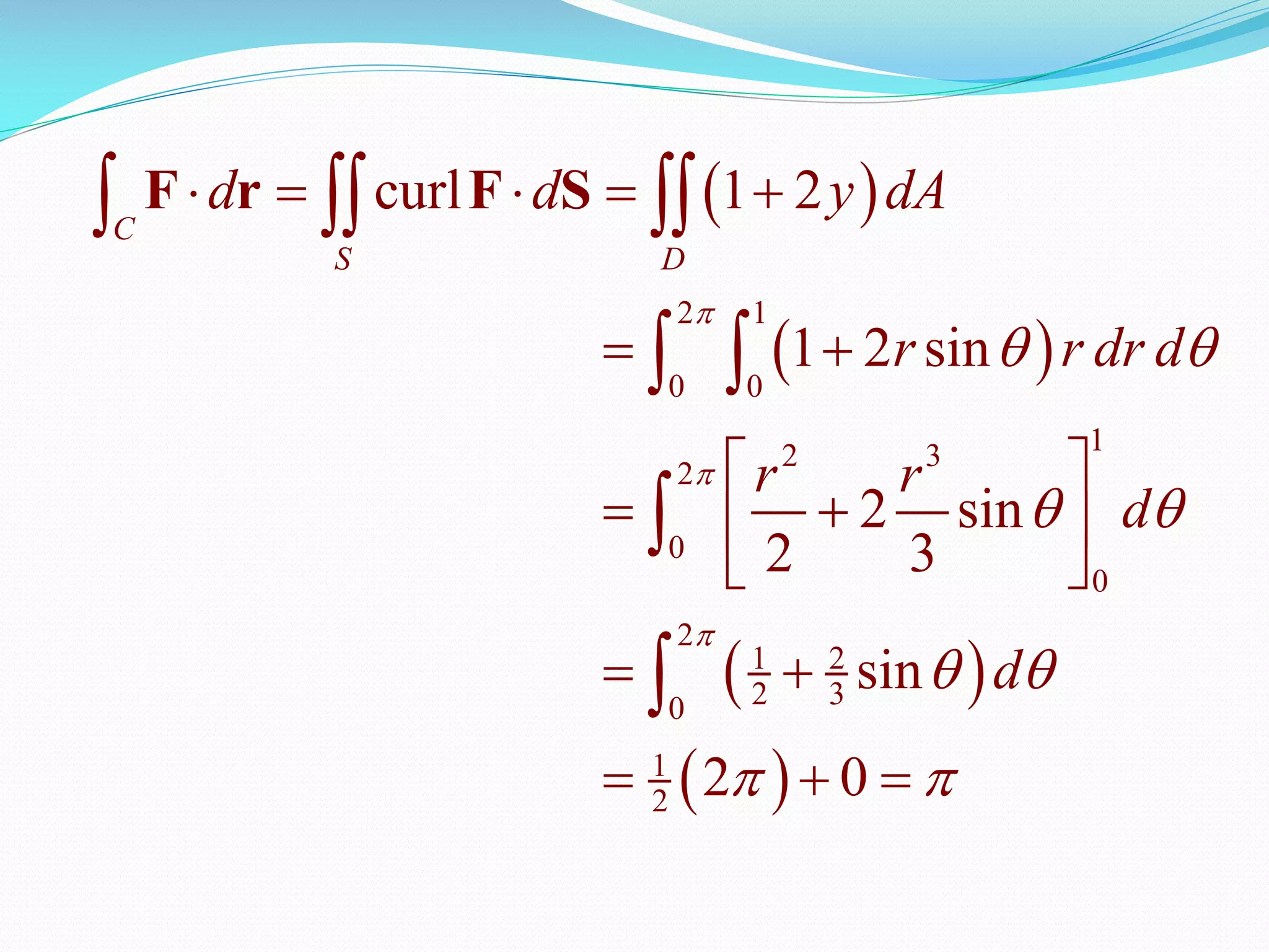Stoke’s theorem | PPTX