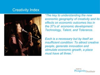 Overview of the Creative Class theory and the 3 Ts | PDF