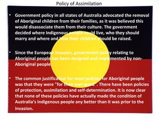 Stolen Generation Presentation | PPT