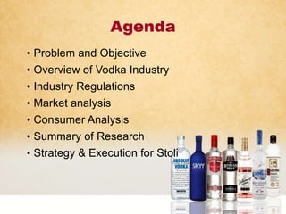 Stoli and the Vodka Distilled Spirits Industry | PPTX | Alcoholic Beverages | Food & Drink