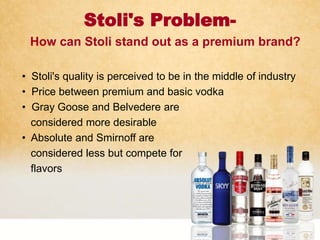 Stoli and the Vodka Distilled Spirits Industry | PPTX | Alcoholic Beverages | Food & Drink