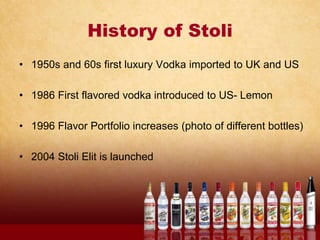 Stoli and the Vodka Distilled Spirits Industry | PPTX | Alcoholic Beverages | Food & Drink