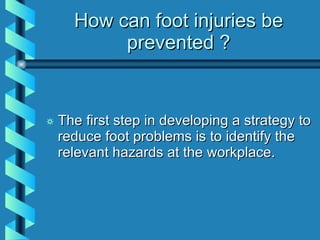 Foot Protection Training | PPT