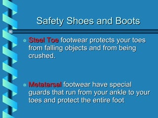 Foot Protection Training | PPT