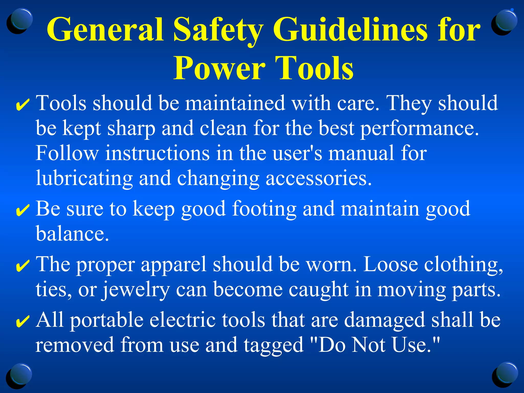 Handtool Safety Training | PPT