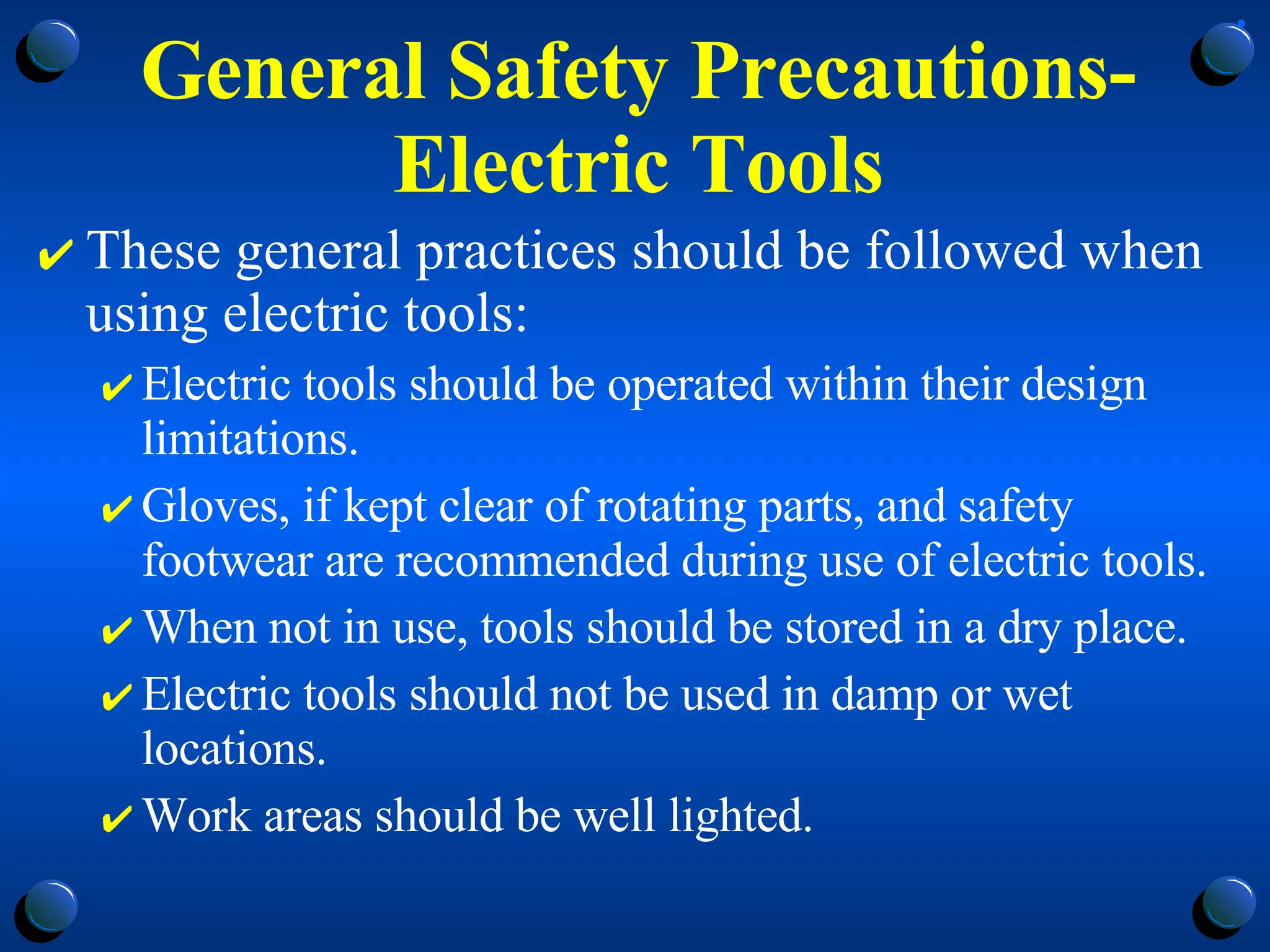 Handtool Safety Training | PPT