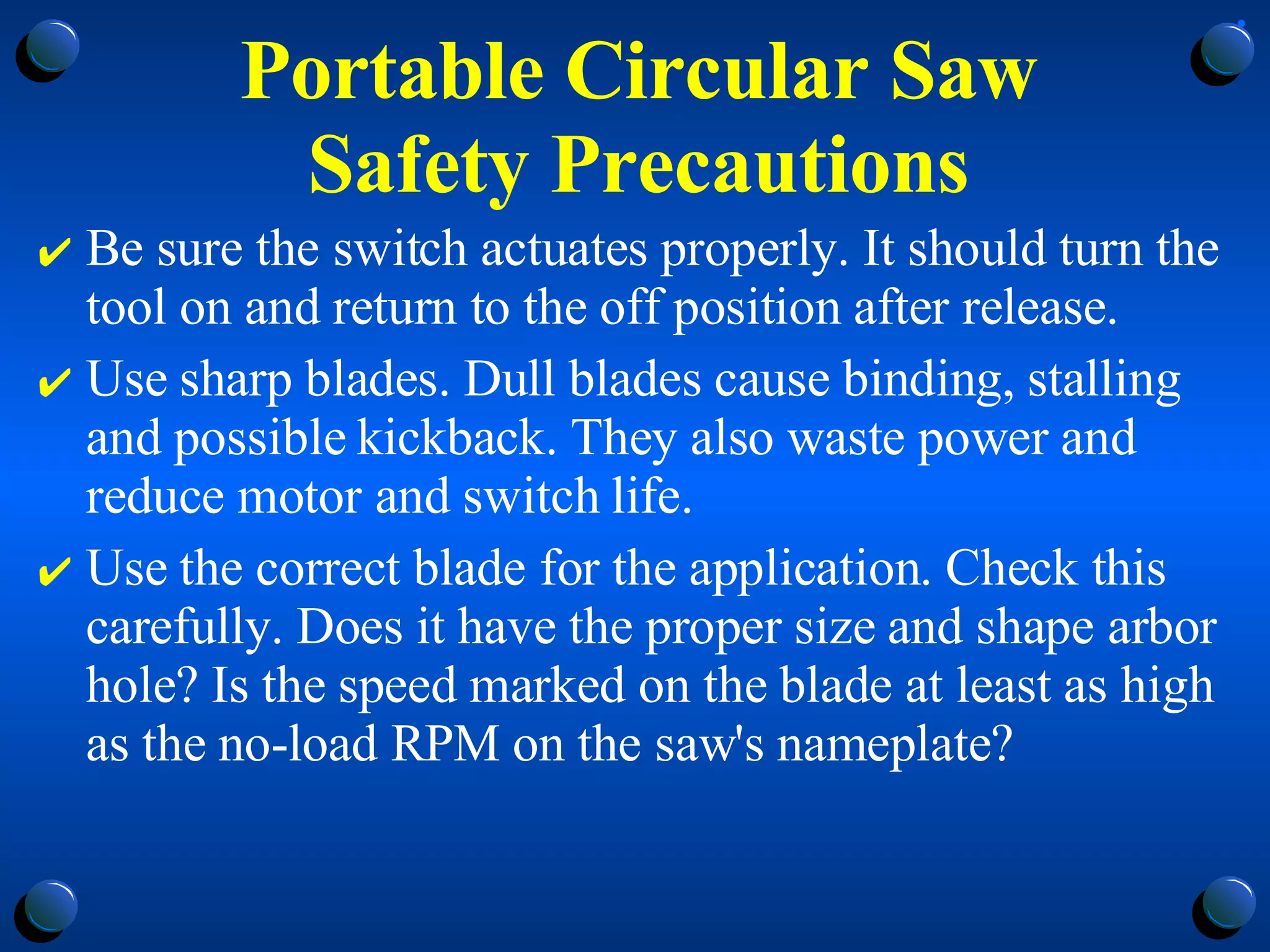 Handtool Safety Training | PPT