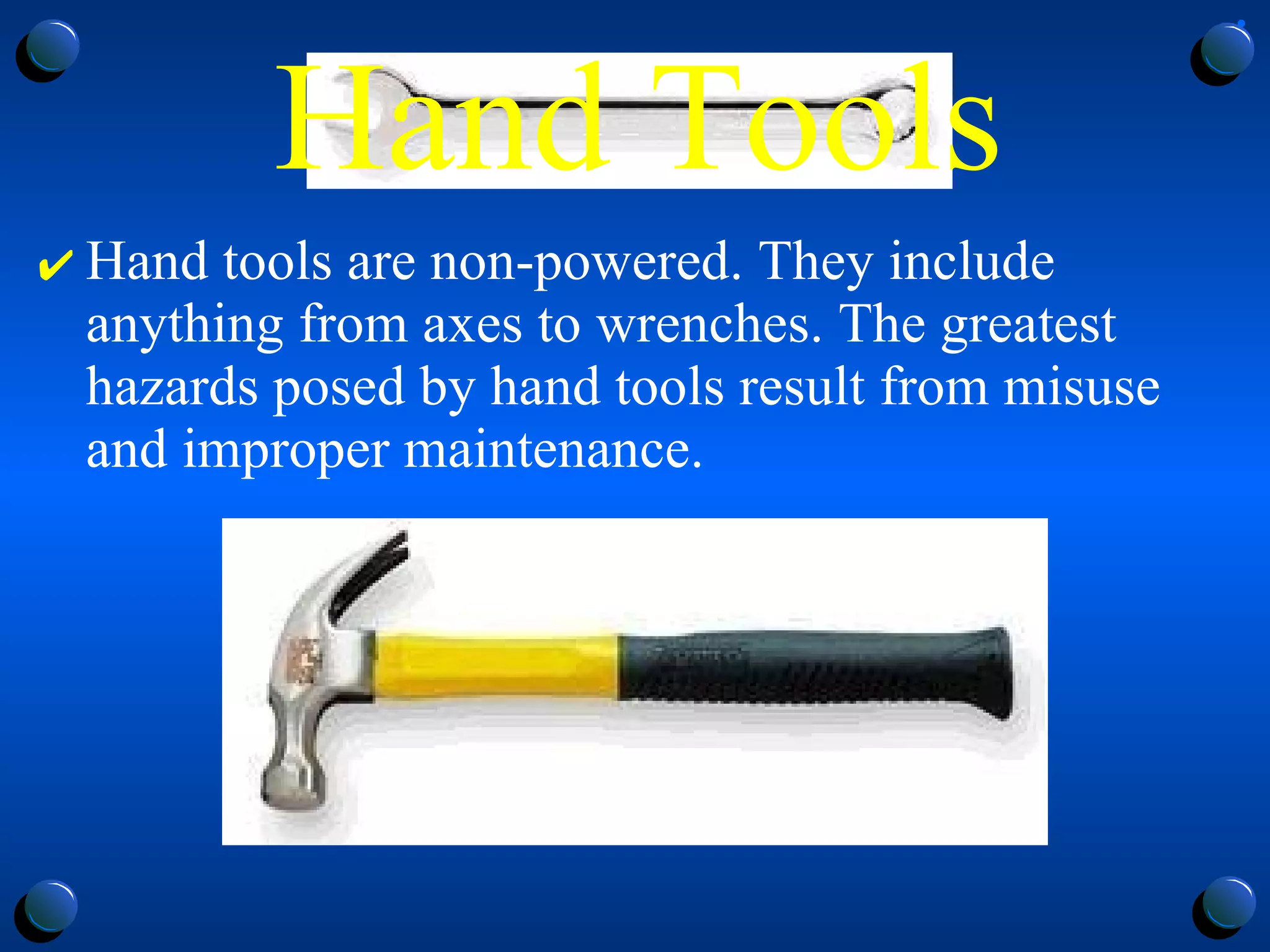 Handtool Safety Training | PPT