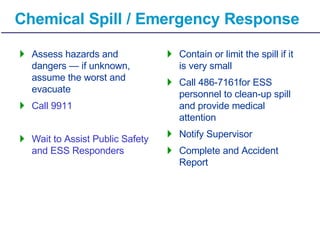 Hazard Communication and General Safety Training | PPT