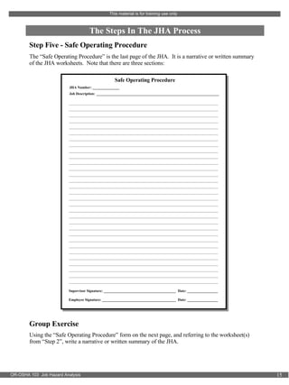 Job Hazard Analysis | PPT