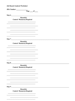 Job Hazard Analysis | PPT