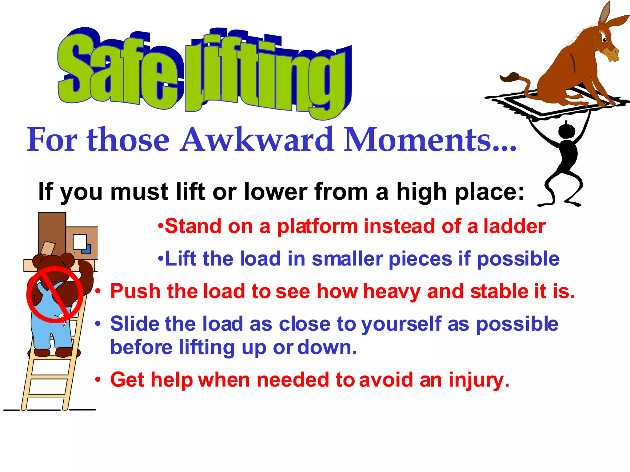 Safe Lifting Training | PPT