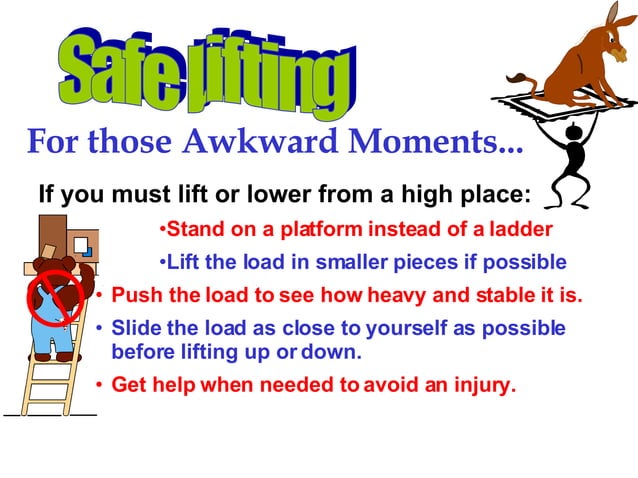 Safe Lifting Training | PPT