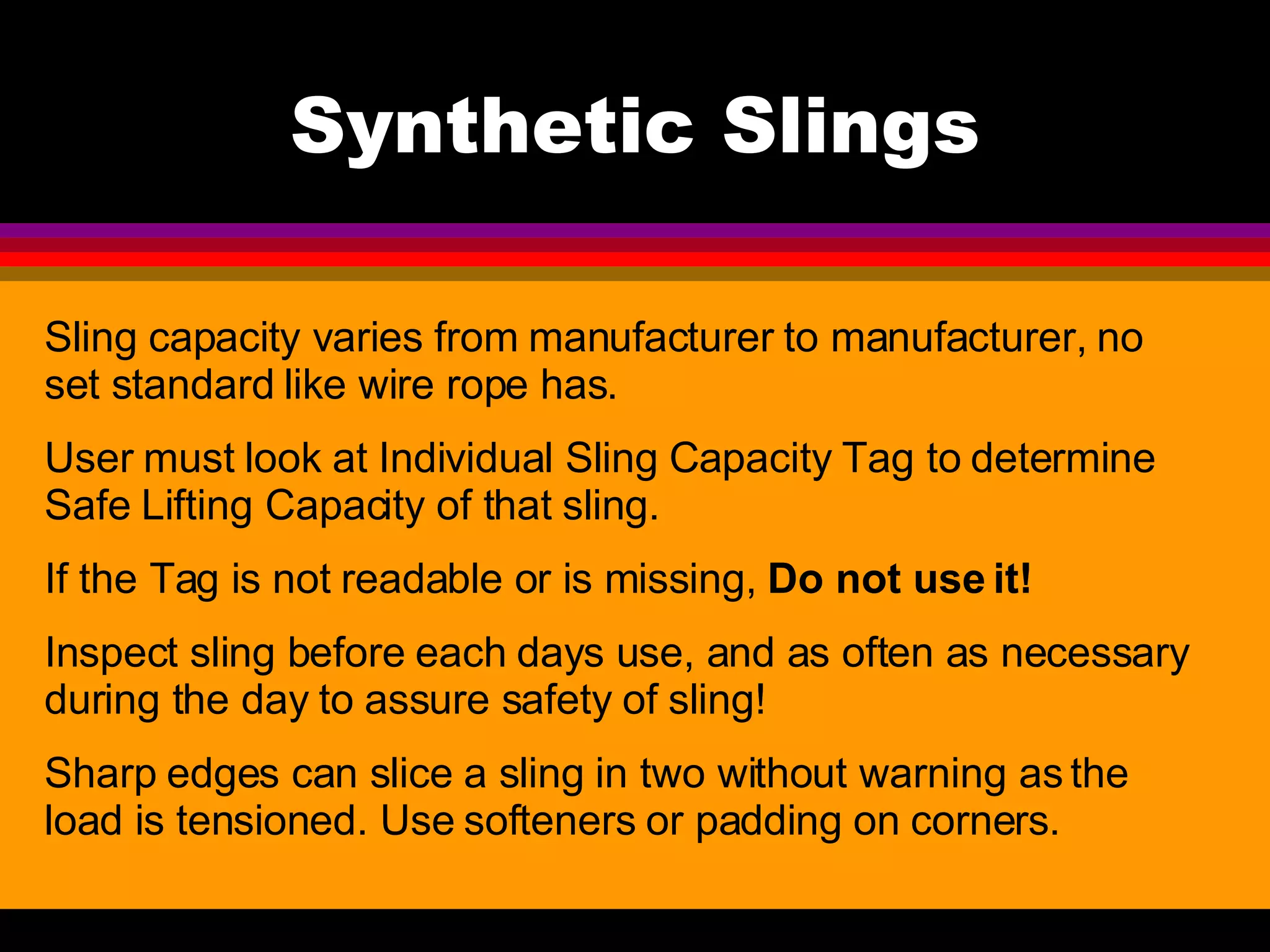 Safe Rigging Training | PPT