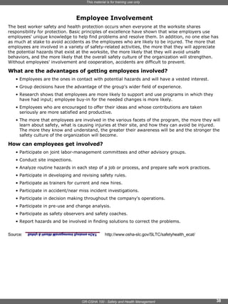 Safety Management | PPT