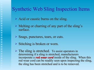 Sling Safety Training | PPT