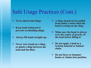 Sling Safety Training | PPT