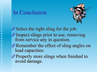 Sling Safety Training | PPT