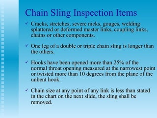 Sling Safety Training | PPT