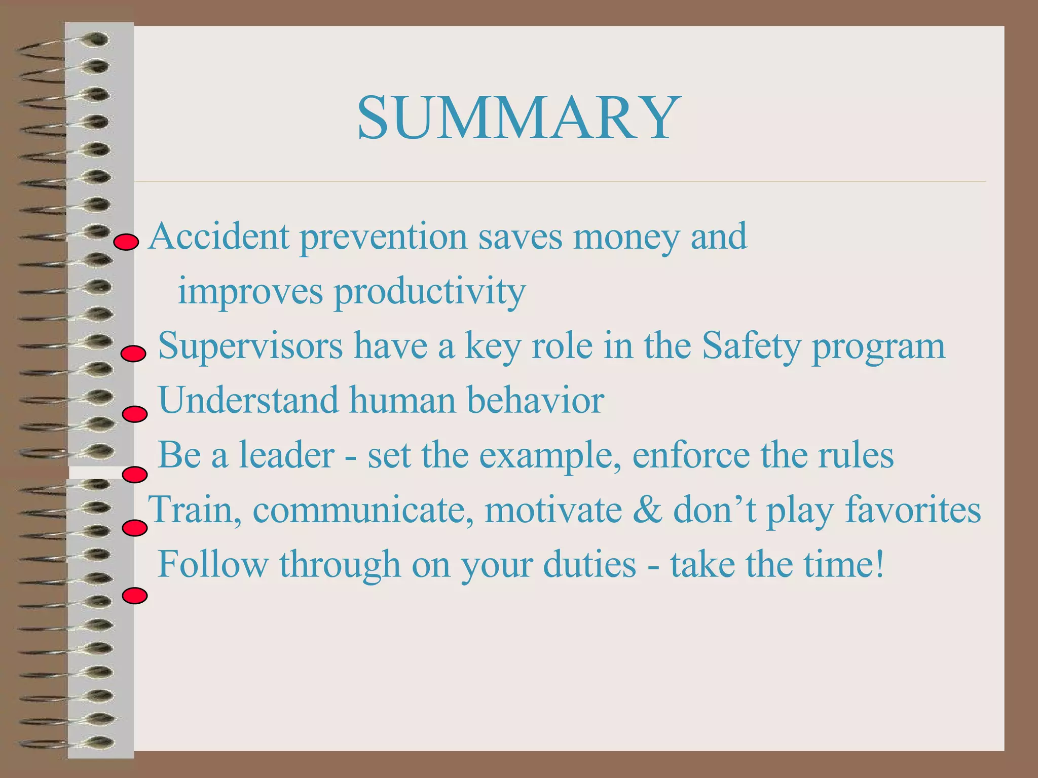 Supervisor Safety Training | PPT