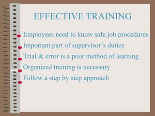 Supervisor Safety Training | PPT