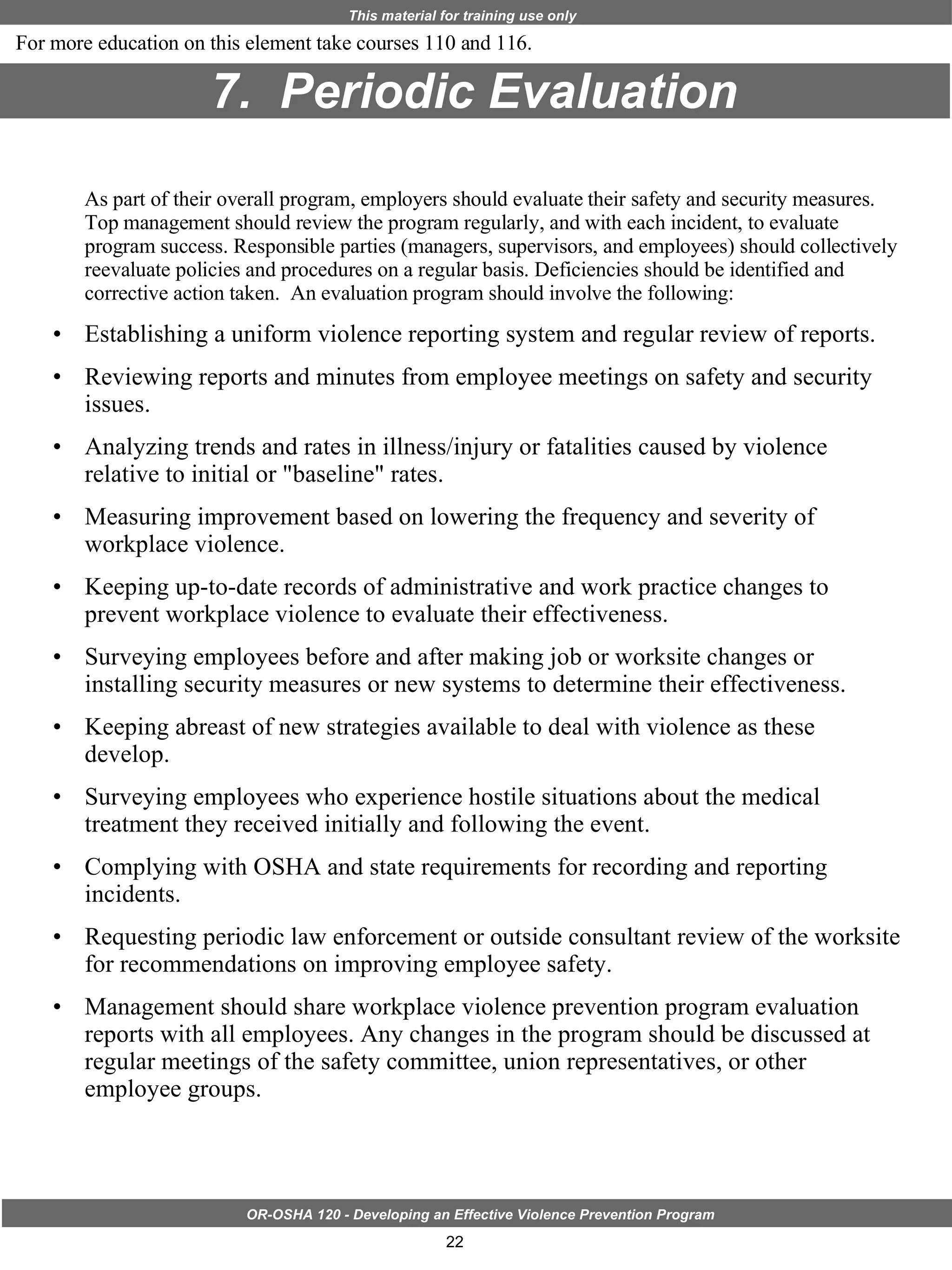 Violence Prevention Training | PPT