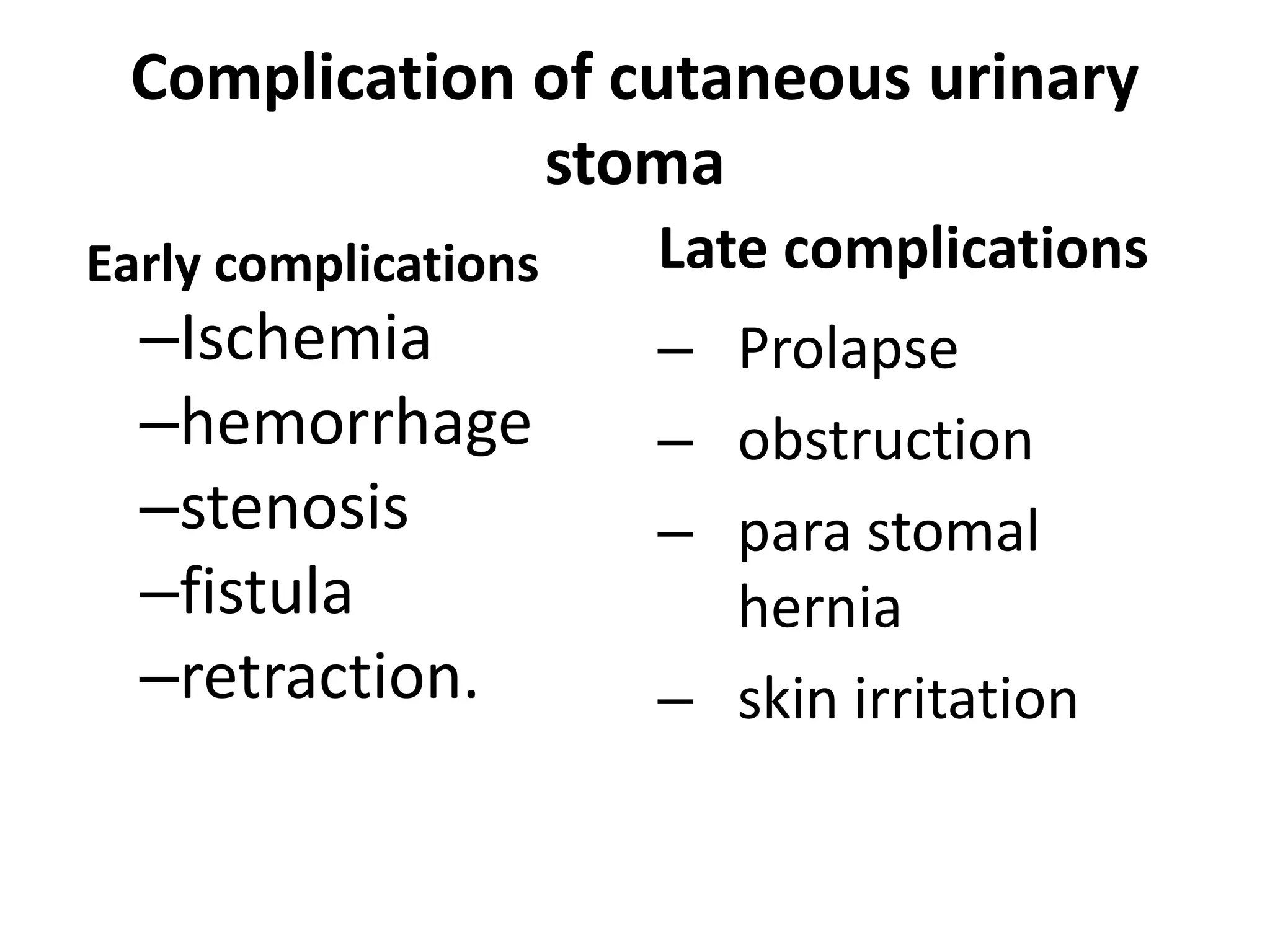 Cutaneous urinary Stoma | PPTX