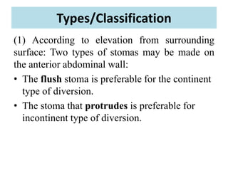 Cutaneous urinary Stoma | PPTX