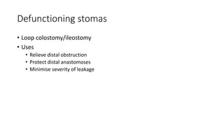 Stoma | PPTX | Digestive Disorders | Diseases and Conditions