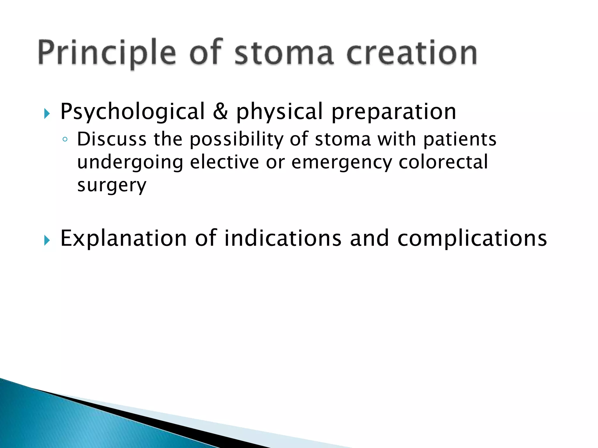 Stoma in surgery | PPT