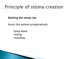 Stoma in surgery | PPT
