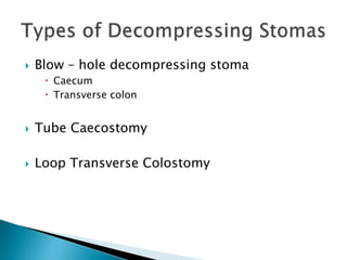 Stoma in surgery | PPT
