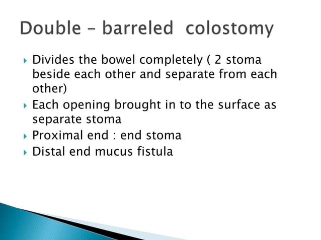 Stoma in surgery | PPT