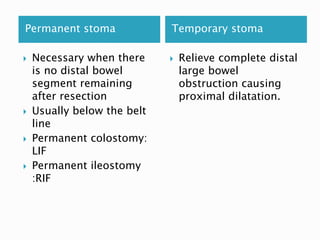 Stoma in surgery | PPT