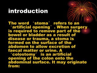 Stoma | PPT