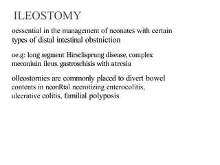 stoma introduction-preerparation and post stoma care | PPTX