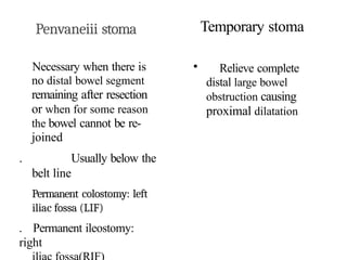 stoma introduction-preerparation and post stoma care | PPT