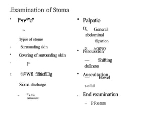 stoma introduction-preerparation and post stoma care | PPT