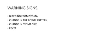 STOMA care..... Ppt x ..................... | PPT