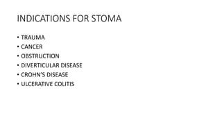 STOMA care..... Ppt x ..................... | PPTX