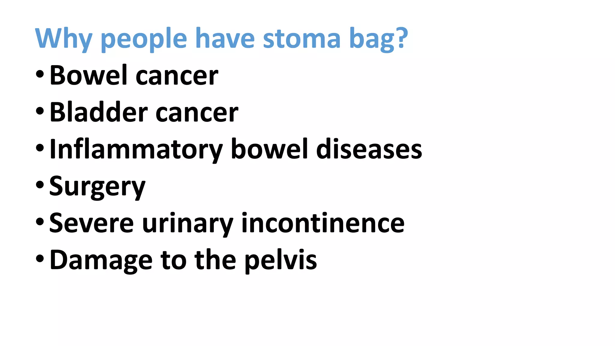 Stoma bag Awareness | PPT