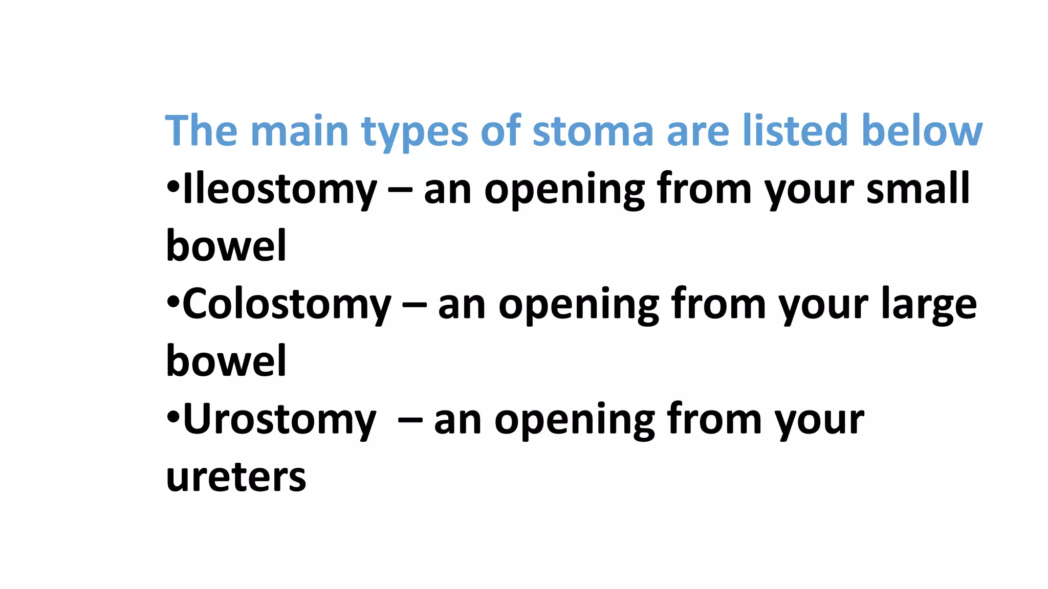 Stoma bag Awareness | PPT