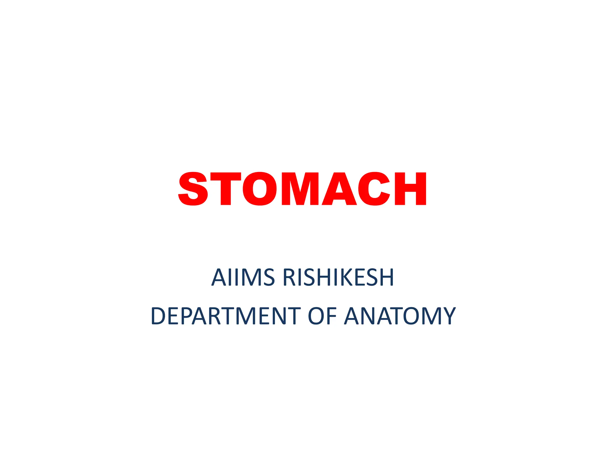 general features and microstructure of stomach ppt | PPT