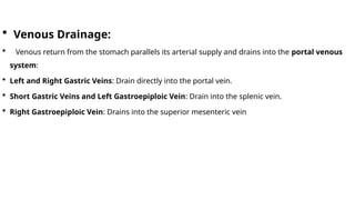 STOMACH ANATOMY AND PHYSIOLOGY3 in surgery | PPTX