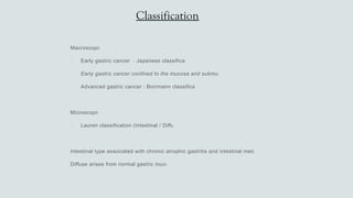 Stomach gastric cancer an overview of surgery | PPT