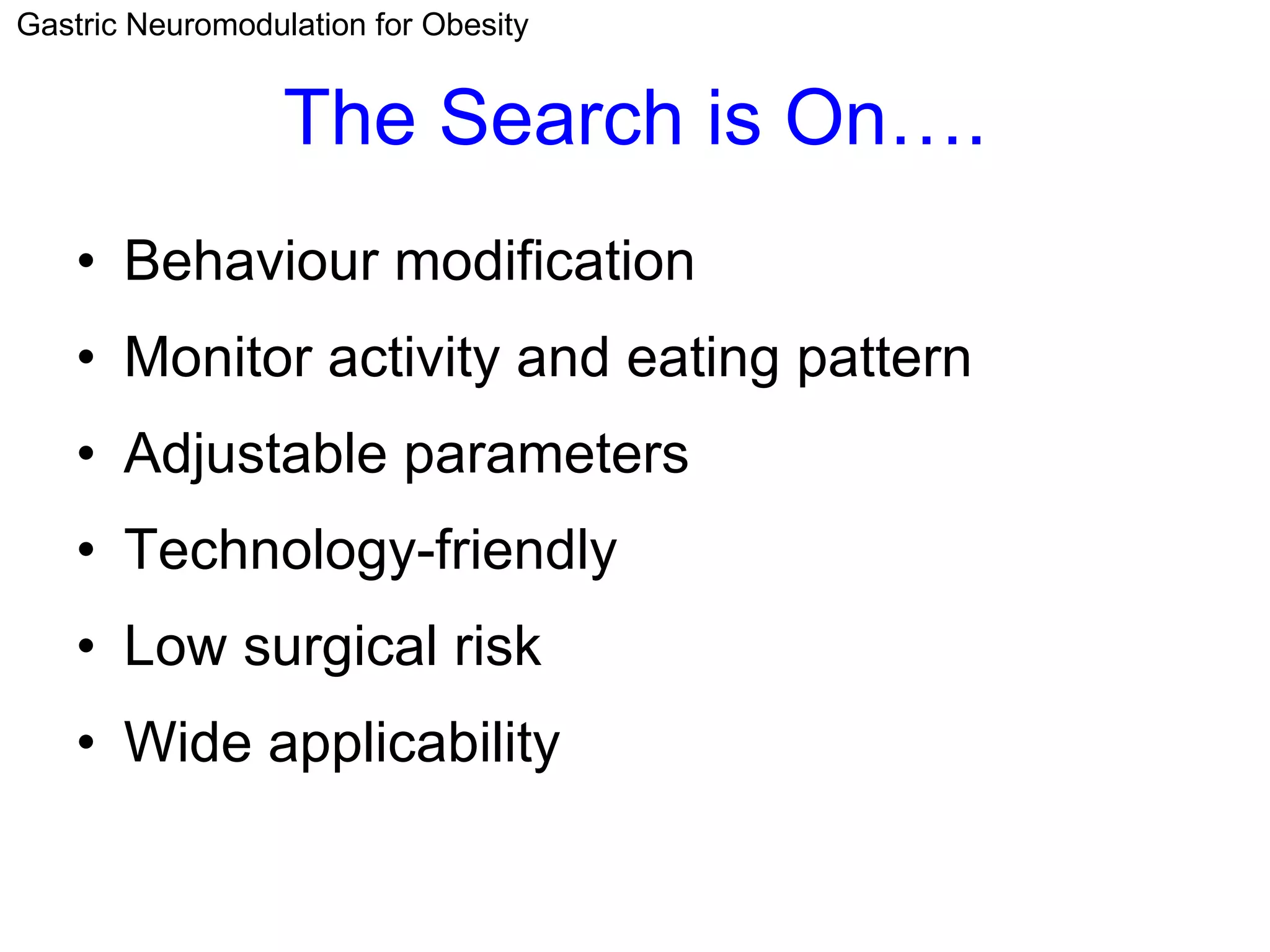 Stomach pacemaker for weight loss | PPT