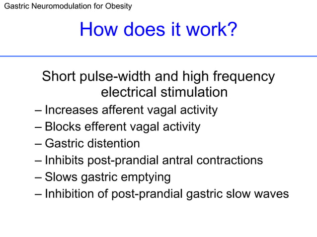 Stomach pacemaker for weight loss | PPT